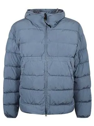 C.P. COMPANY Quilted Zip-up Jacket - Flint Stone