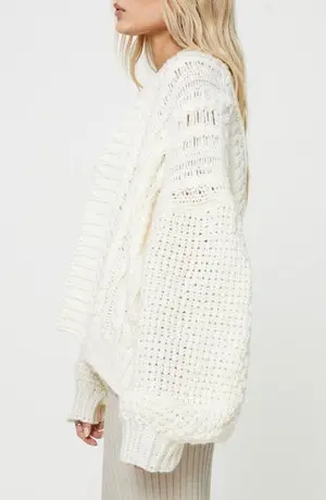 Princess Polly Abner Open Stitch Cardigan