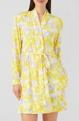 ALIVIA Joey Print Robe Painterly Petals