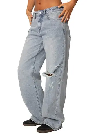 EDIKTED Adam Wide Leg Jeans