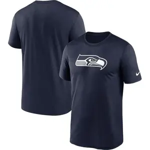 Nike College Seattle Seahawks Legend Logo Performance T-shirt - Navy