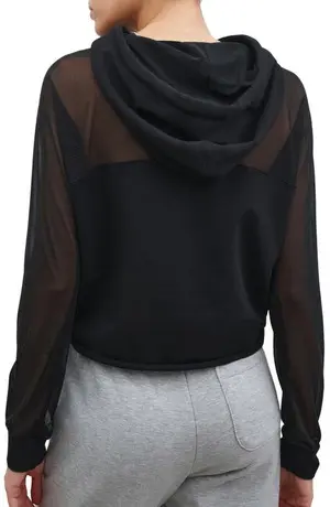 MARCELLA Park Sheer Mesh Hoodie