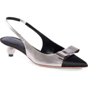 Giambattista Valli Pointed Toe Slingback Pump