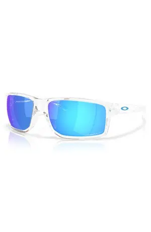 Oakley 62mm Prizm™ Polarized Rectangle Sunglasses - Clear