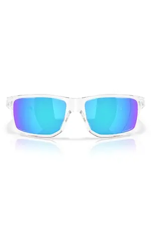 Oakley 62mm Prizm™ Polarized Rectangle Sunglasses - Clear