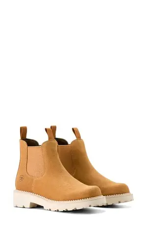 Ariat Lug Sole Chelsea Boot - Wheat Suede