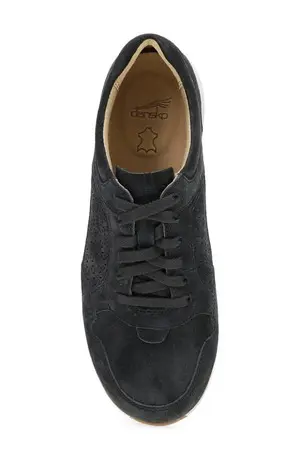 Dansko Catie Suede Sneaker - Black Suede