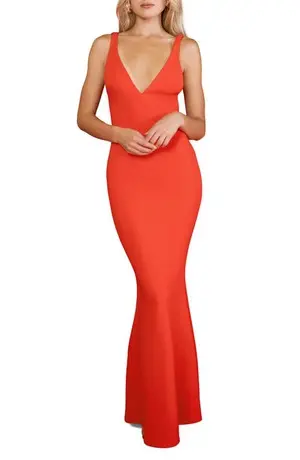 Katie May Open Back Gown
