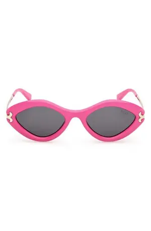 Emilio Pucci Geometric Sunglasses - Shiny Fuxia / Smoke