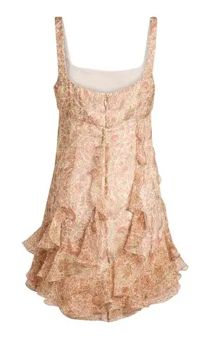 Etro Ruffled Silk Mini Dress