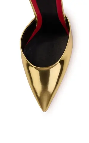 MAISON ERNEST Lux Metallic Leather Mules
