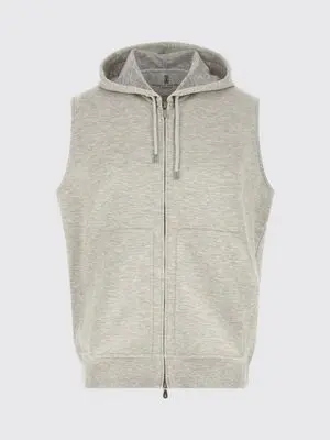 Brunello Cucinelli Zip-up Hoodie - Dust