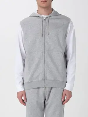 Brunello Cucinelli Brunello Cucinelli Sleeveless Zip-Up Hoodie Grey