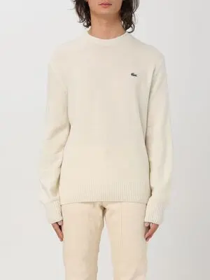 Lacoste Crew Neck Sweater - Yellow Cream