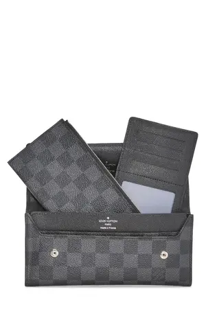 LOUIS VUITTON Damier Graphite Compact Modulable Long Wallet