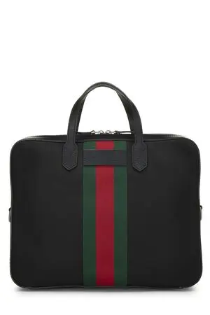 Gucci Techno Canvas Web Briefcase