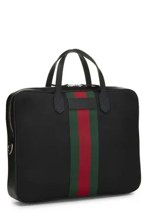 Gucci Techno Canvas Web Briefcase