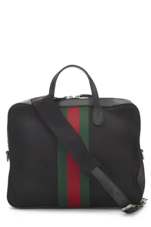 Gucci Techno Canvas Web Briefcase