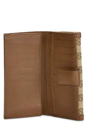Gucci Original Gg Canvas Bamboo Tassel Wallet