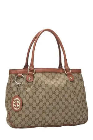 Gucci Original Gg Sukey Handbag - Beige