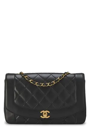Chanel Quilted Lambskin Classic Flap Medium - Black