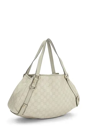 Gucci Abbey Tote - White