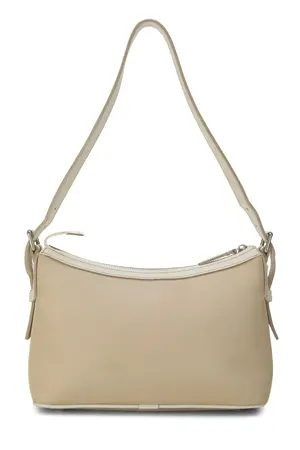 Burberry Nylon Check Satchel Shoulder Bag - Beige