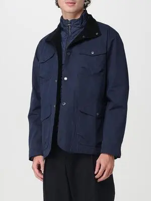 Barbour Waxed Cotton Jacket - Blue