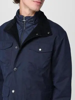 Barbour Waxed Cotton Jacket - Blue