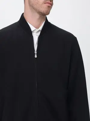 Brunello Cucinelli Cashmere And Silk Cardigan With Bomber Collar And Zip