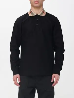Burberry Cotton Polo Shirt - Black
