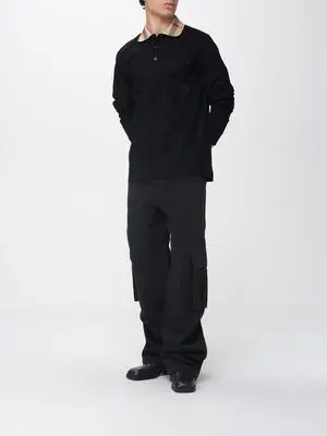 Burberry Cotton Polo Shirt - Black