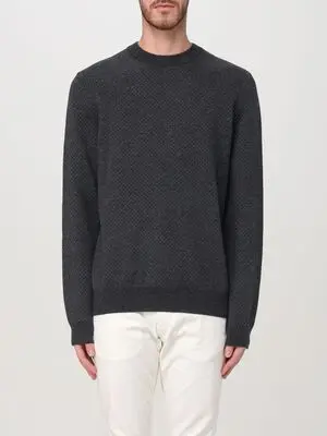 BOSS Geometric Print Pullover Sweater