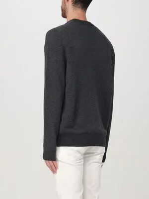 BOSS Geometric Print Pullover Sweater