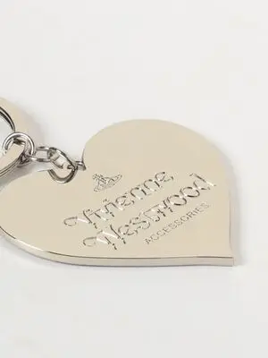 VIVIENNE WESTWOOD Enamelled Brass Keychain - Black