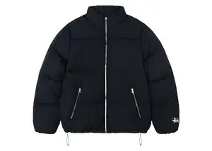 StÜssy Nylon Down Puffer - Black