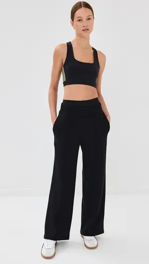 Varley The Petite Wide Leg Pant 28 - Black