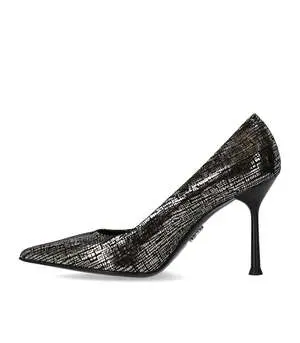 SERGIO LEVANTESI Musa Leather Pumps - Black