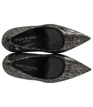 SERGIO LEVANTESI Musa Leather Pumps - Black
