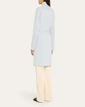 ARLOTTA CASHMERE Ribbed Cashmere Short Robe
