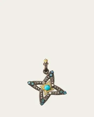 Armenta Armenta Old World Star Pendant With Turquoise Turquoise