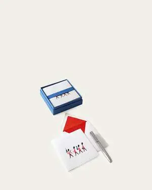 Smythson Royal Guard Folded Cards, Set Of 10