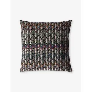 Missoni Stride Zig-zag Woven Cushion 50cm X 50cm - Black/multi
