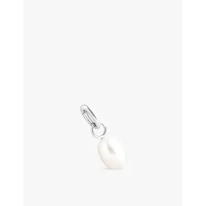 ASTRID & MIYU Pearl Talisman Charm - Silver