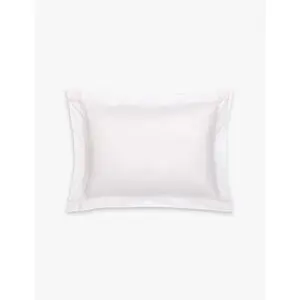 YVES DELORME Athena Bourdon-stitch Oxford Pima-cotton Pillow Case - Dune