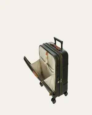 Bric'S Bellagio 21" Expandable Carry-on Spinner With Pocket - Olive