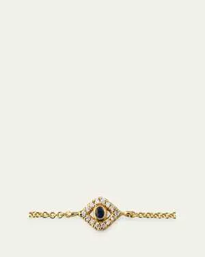 SYDNEY EVAN 14k Yellow Diamond Evil Eye Bracelet
