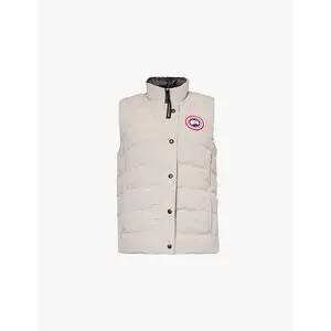 Canada Goose Freestyle Funnel-neck Brand-patch Shell Gilet - Limestone