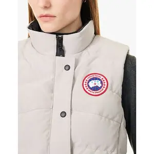 Canada Goose Freestyle Funnel-neck Brand-patch Shell Gilet - Limestone