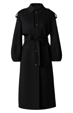 Mackage Ceyla Double-face Wool Coat - Black